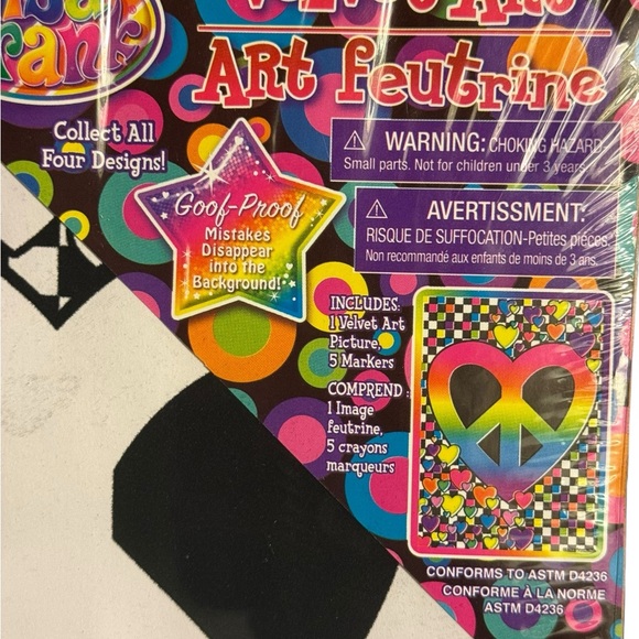 Lisa Frank | Office | New Lisa Frank Heart Velvet Art Drawing Picture ...